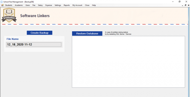 School Database Management System / Software Linkers